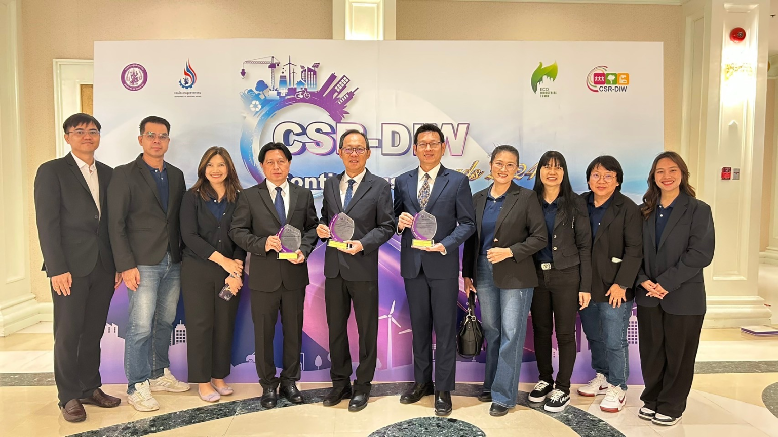 รางวัล CSR-DIW CONTINUOUS AWARDS 2024 - TATA STEEL (Thailand) PLC.